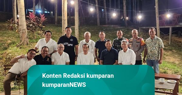 Saat Jokowi, AHY, Erick Thohir, Basuki, hingga Ridwan Kamil Nginep Bareng di IKN | kumparan.com